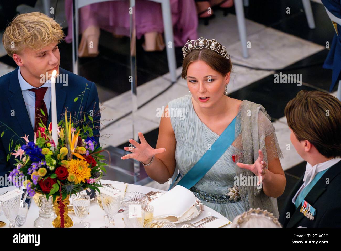 Princess Ingrid Alexandra of Norway during a gala dinner on the ...