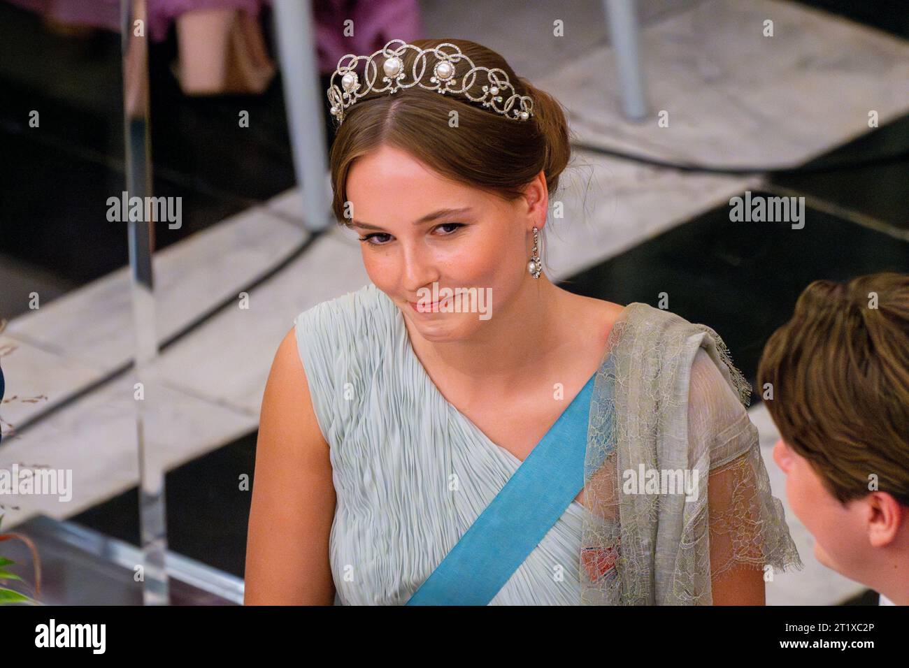 Princess Ingrid Alexandra of Norway during a gala dinner on the ...