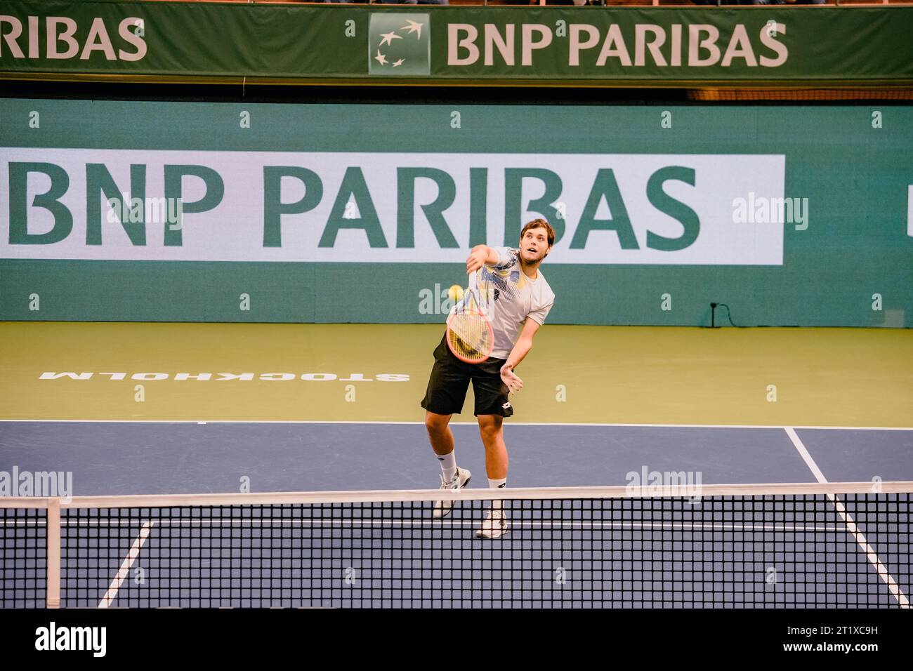 Stockholm, Sweden. 15th Oct, 2023. Stockholm, Kungliga tennishallen ...