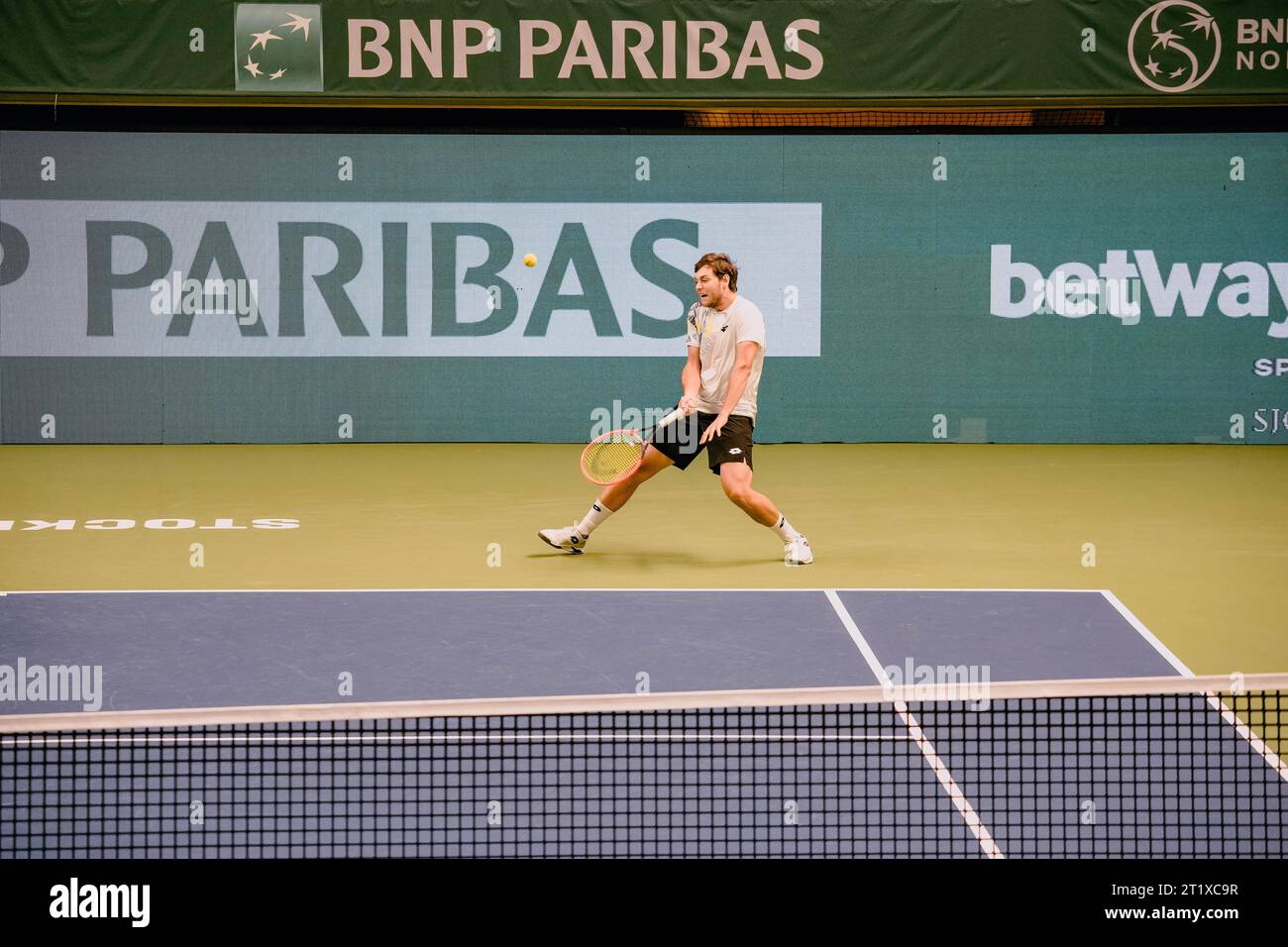 Stockholm, Sweden. 15th Oct, 2023. Stockholm, Kungliga tennishallen ...