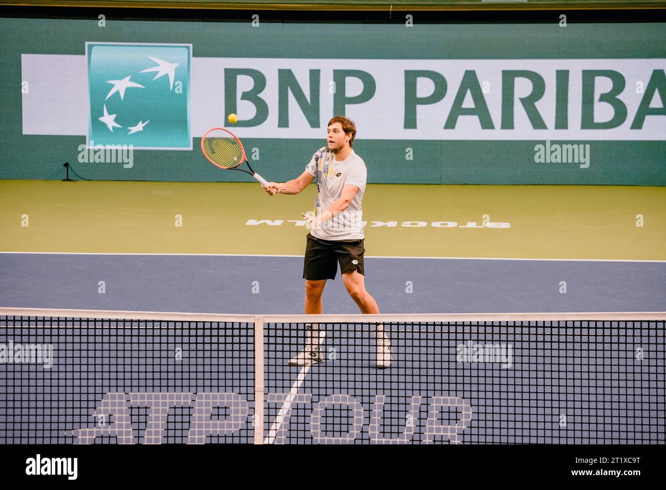 Stockholm, Sweden. 15th Oct, 2023. Stockholm, Kungliga tennishallen ...
