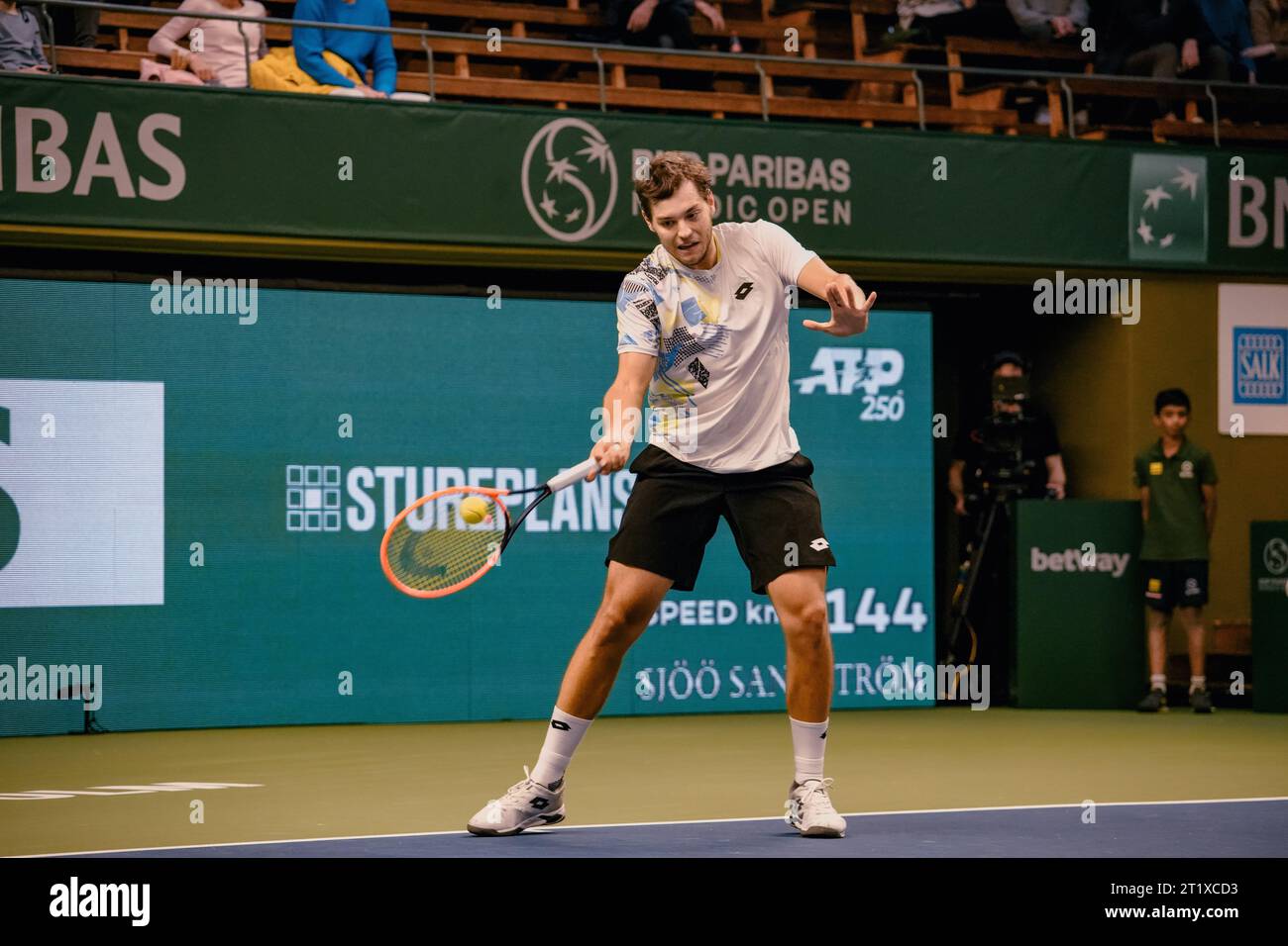 Stockholm, Sweden. 15th Oct, 2023. Stockholm, Kungliga tennishallen ...