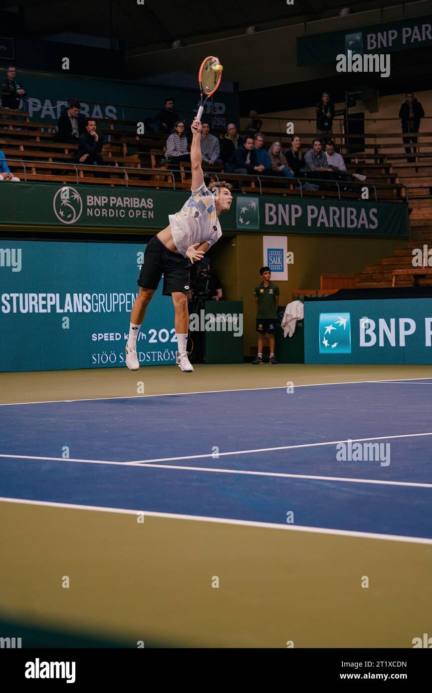 Stockholm, Sweden. 15th Oct, 2023. Stockholm, Kungliga tennishallen ...