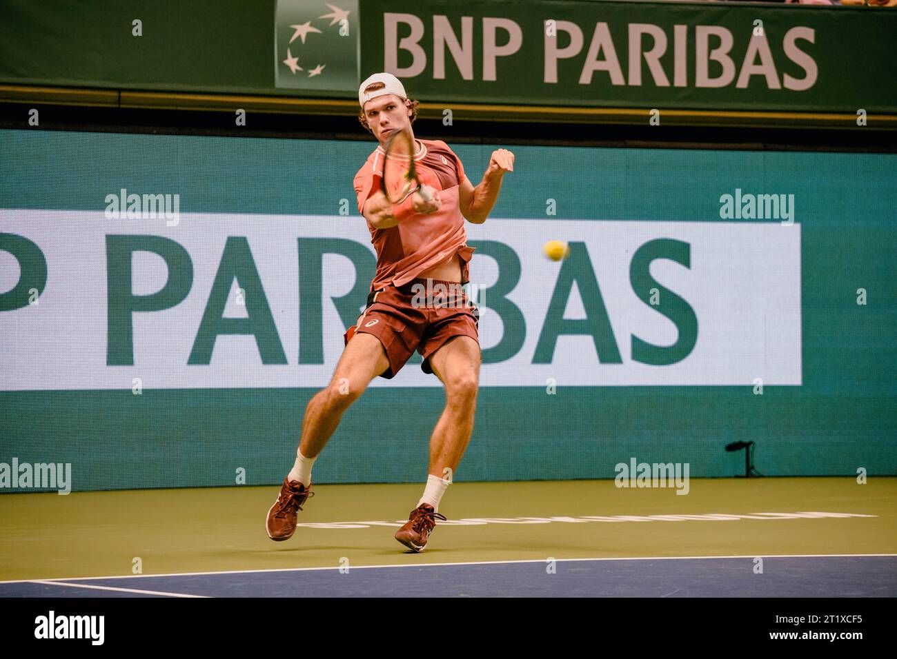 Stockholm, Sweden. 15th Oct, 2023. Stockholm, Kungliga tennishallen ...