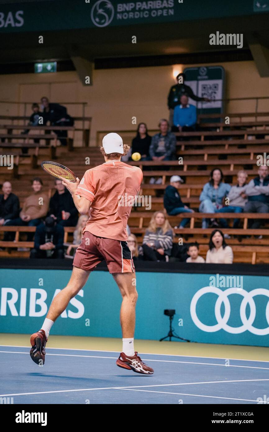 Stockholm, Sweden. 15th Oct, 2023. Stockholm, Kungliga tennishallen ...