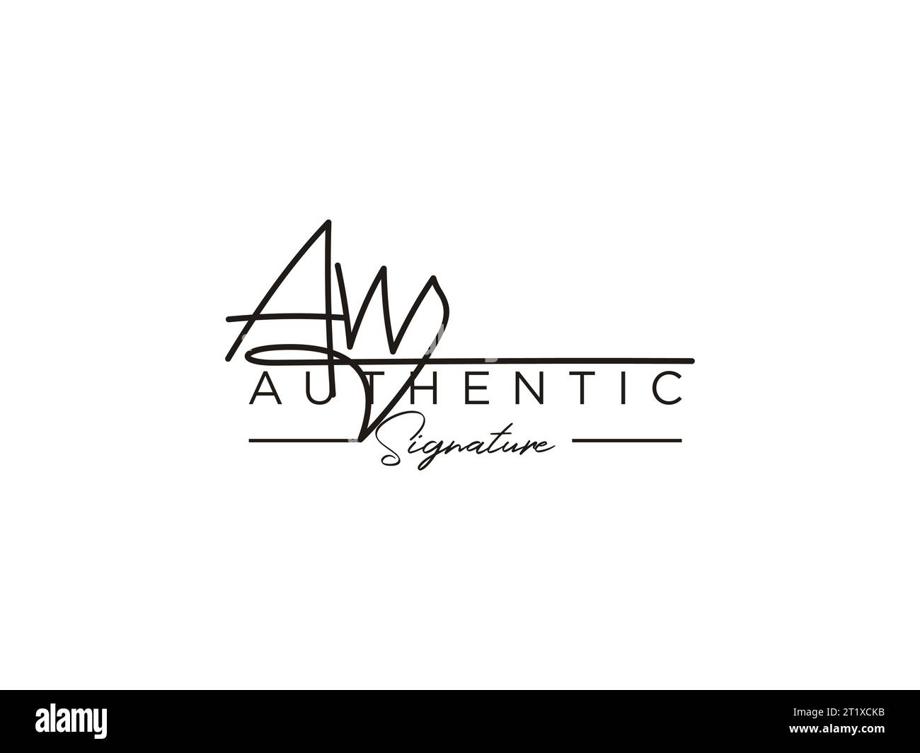 Aw font vector vectors hi-res stock photography and images - Alamy