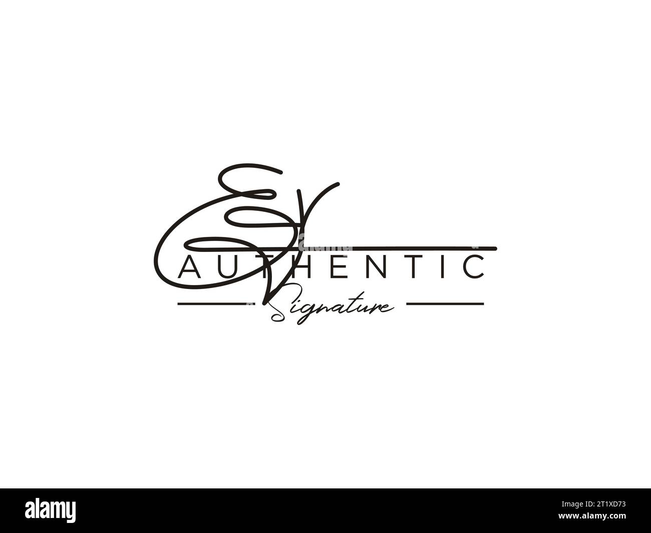 ER Signature Logo Template Vector Stock Vector Image & Art - Alamy