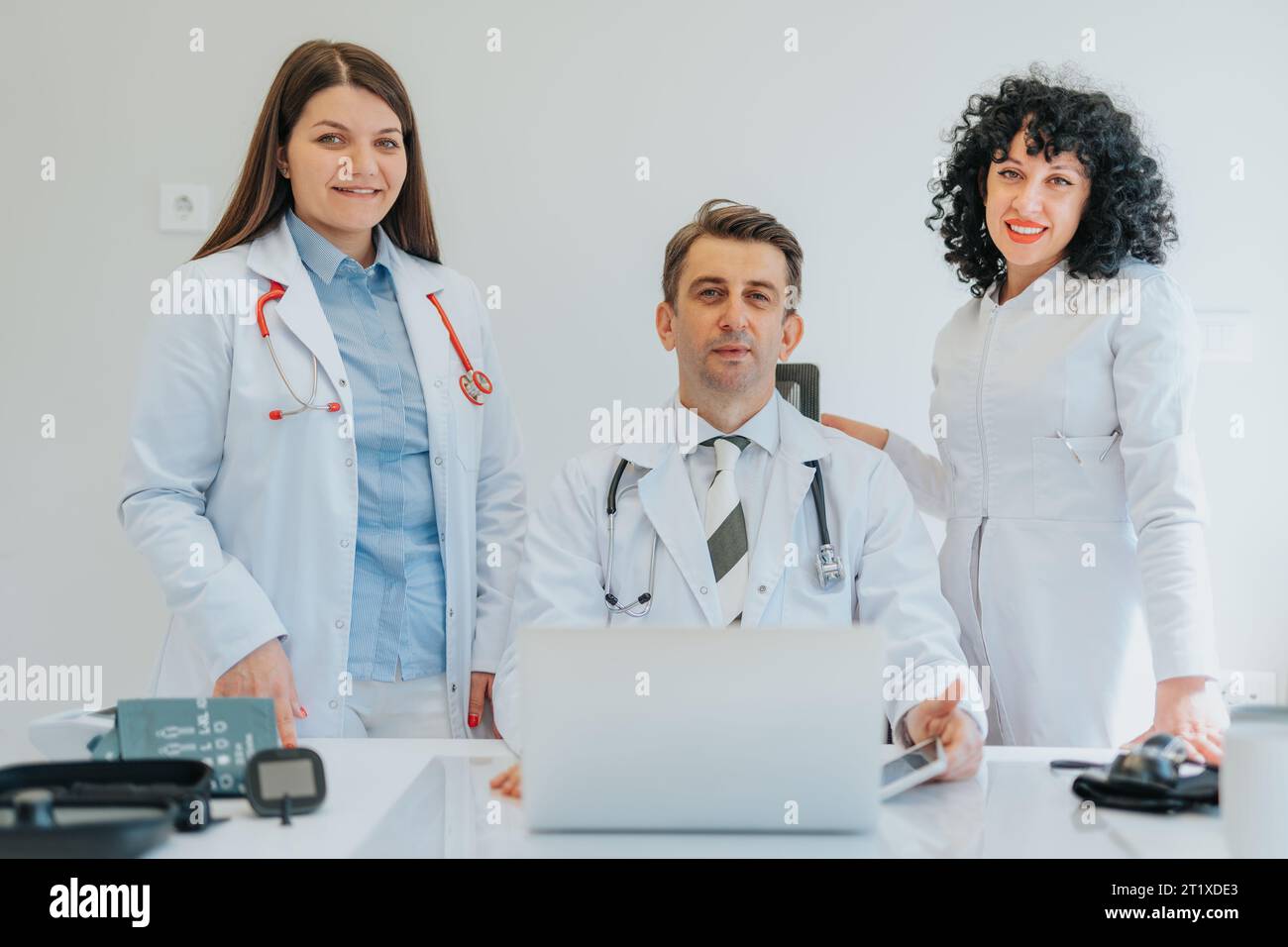 Experienced Doctor Discussing Health Diagnosis and Test Results with ...