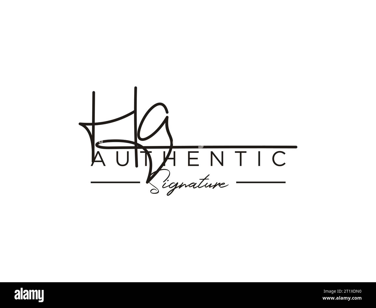 HA Signature Logo Template Vector Stock Vector Image & Art - Alamy