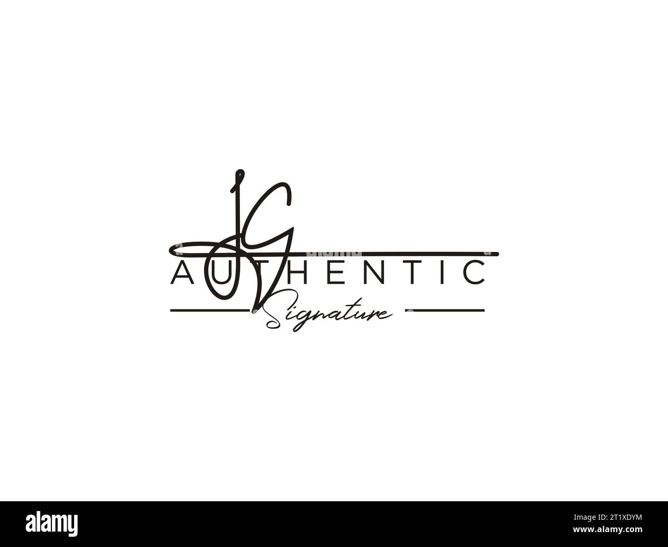 JC Signature Logo Template Vector Stock Vector Image & Art - Alamy