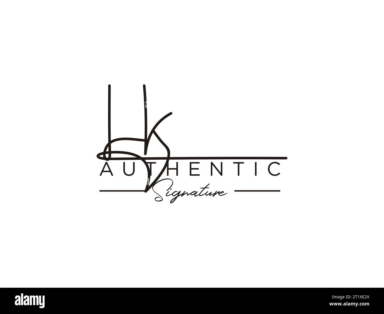 Lk signature hi-res stock photography and images - Alamy