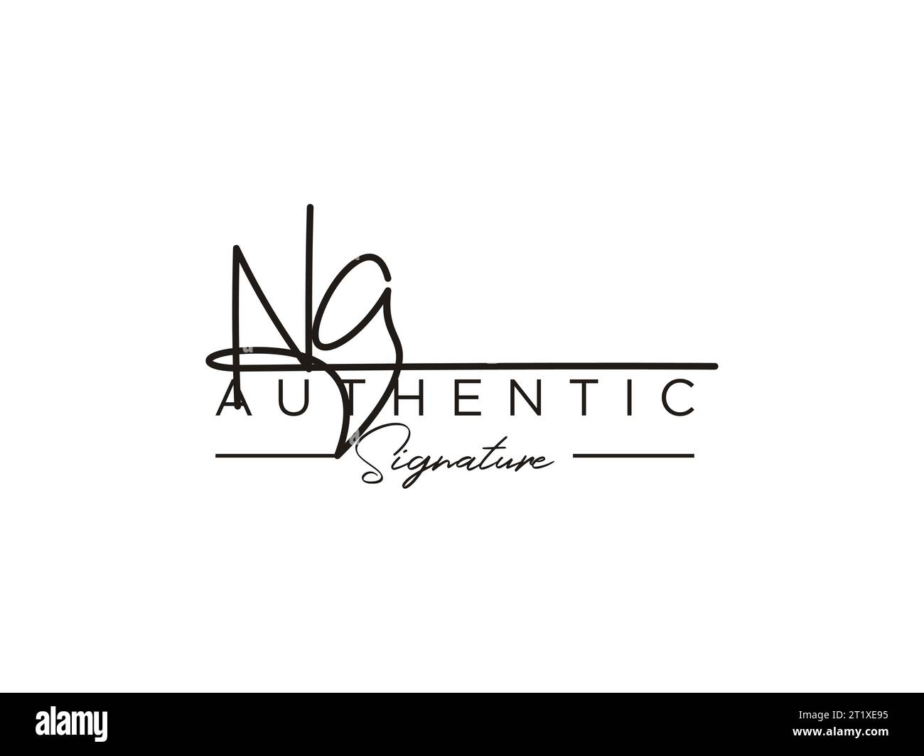 NA Signature Logo Template Vector Stock Vector Image & Art - Alamy