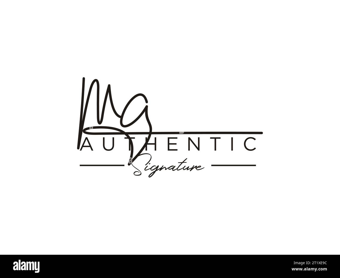MA Signature Logo Template Vector Stock Vector Image & Art - Alamy