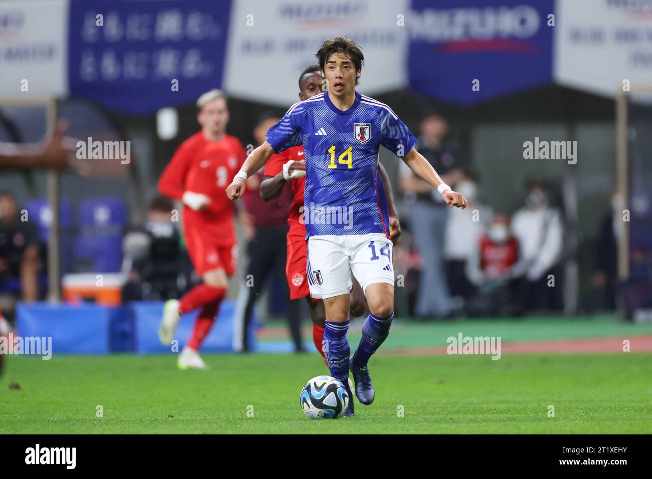 Denka Big Swan Stadium, Niigata, Japan. 13th Oct, 2023. Junya Ito (JPN), OCTOBER 13, 2023 ...