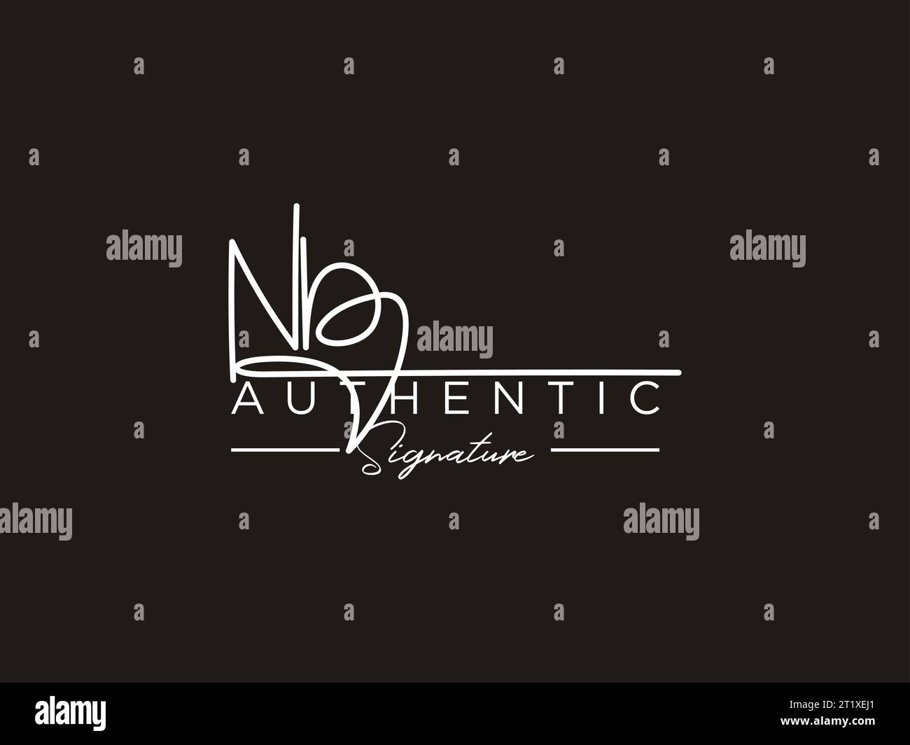 Handwritten nb vector vectors hi-res stock photography and images - Alamy