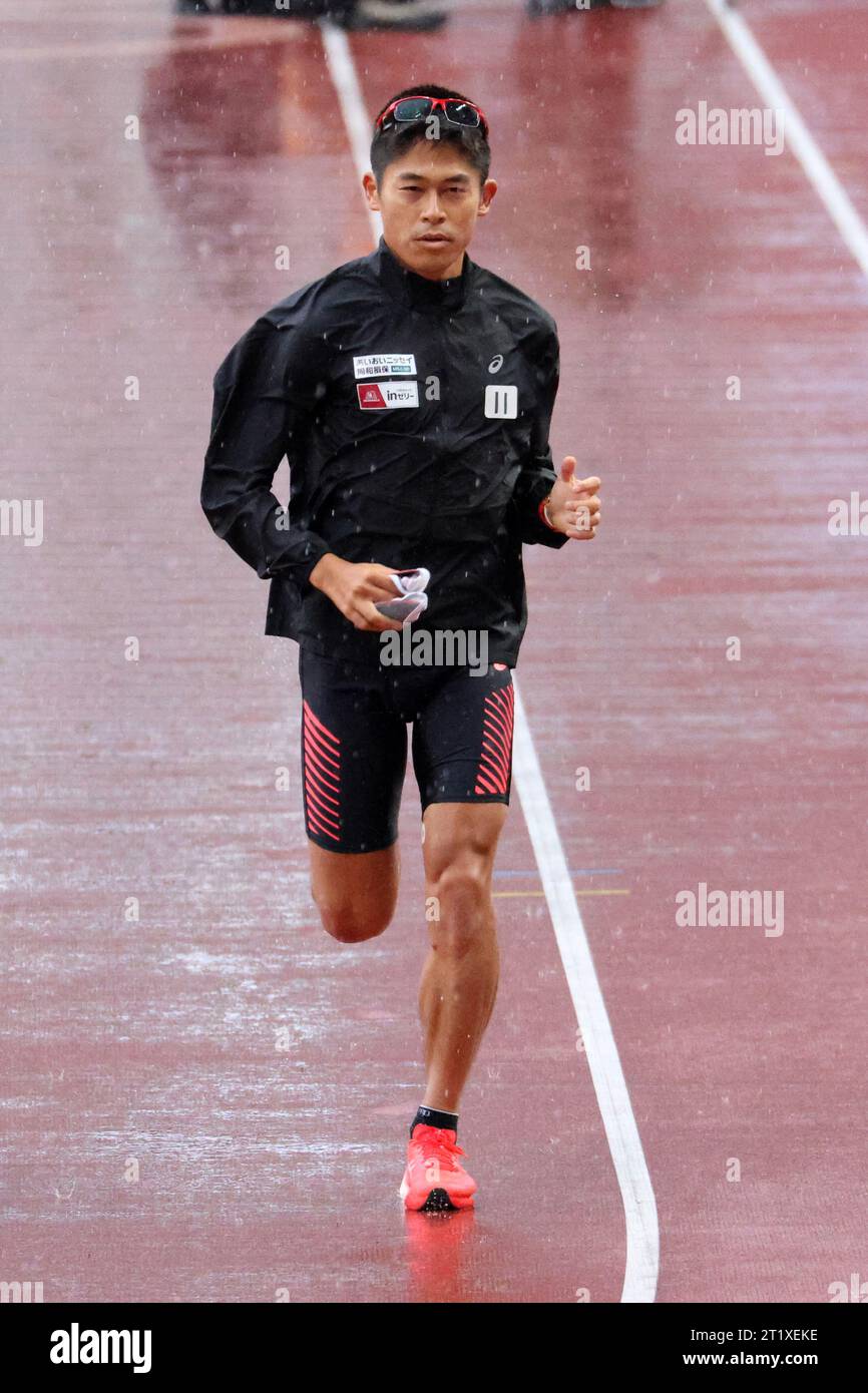 Japan National Stadium, Tokyo, Japan. 15th Oct, 2023. Yuki Kawauchi ...