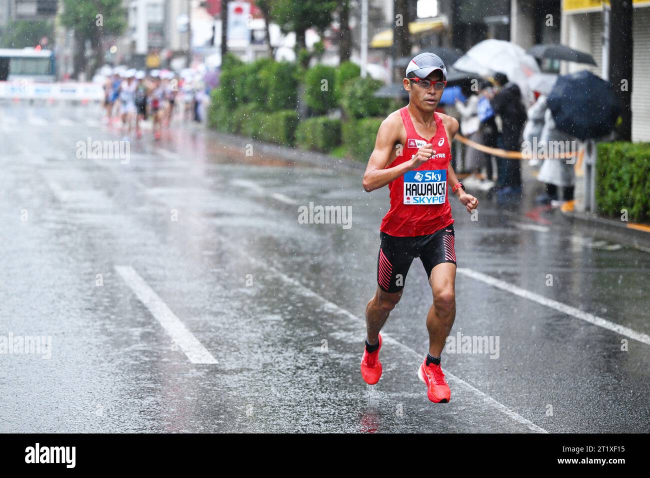Tokyo, Japan. Credit: MATSUO. 15th Oct, 2023. Yuki Kawauchi Marathon ...