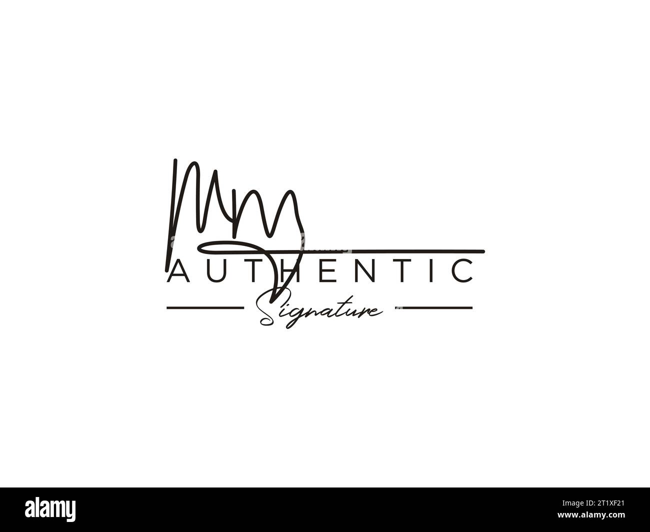 Mm signature hi-res stock photography and images - Alamy