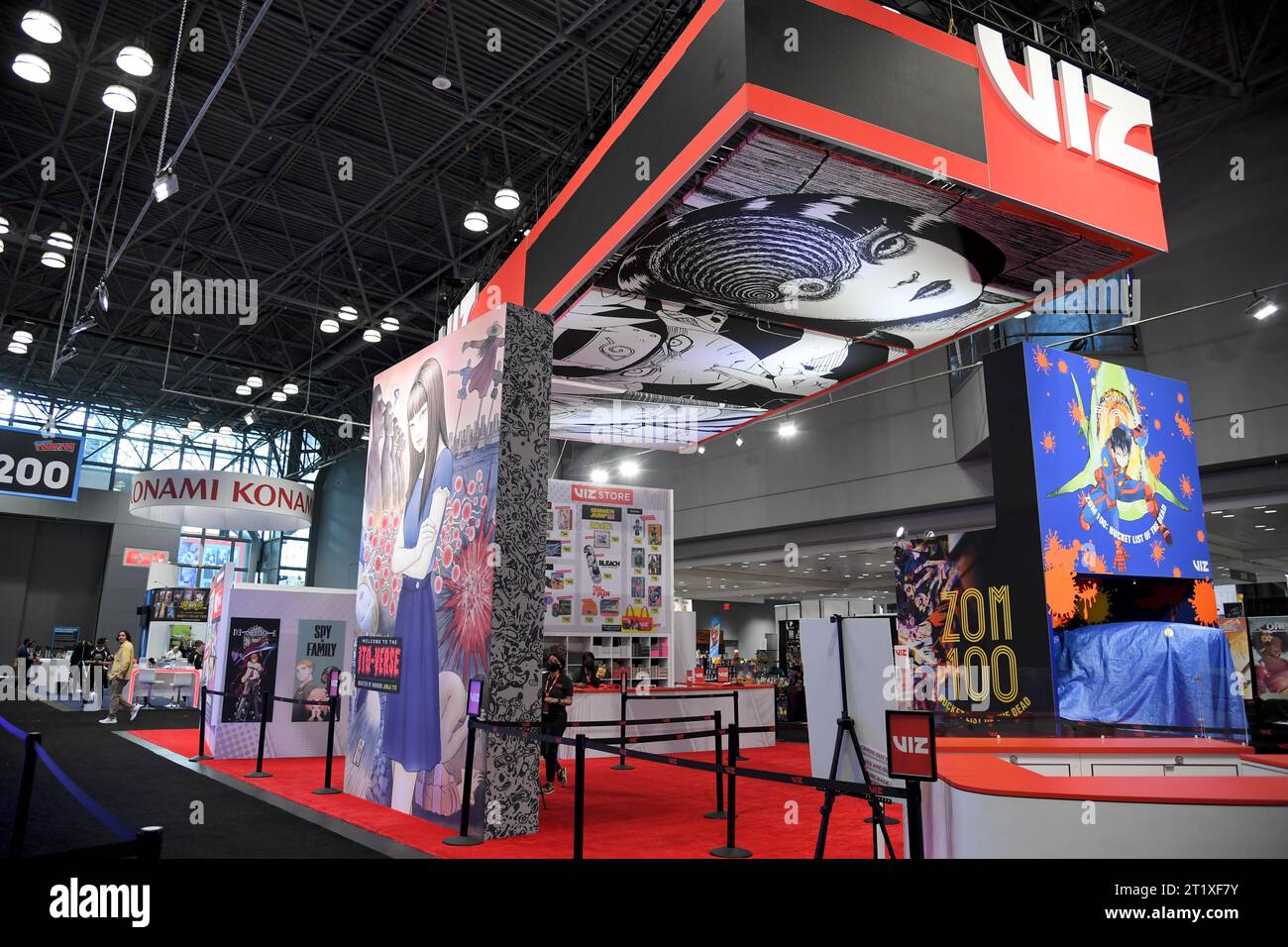 New York, USA. 15th Oct, 2023. Viz Manga activation at New York Comic ...