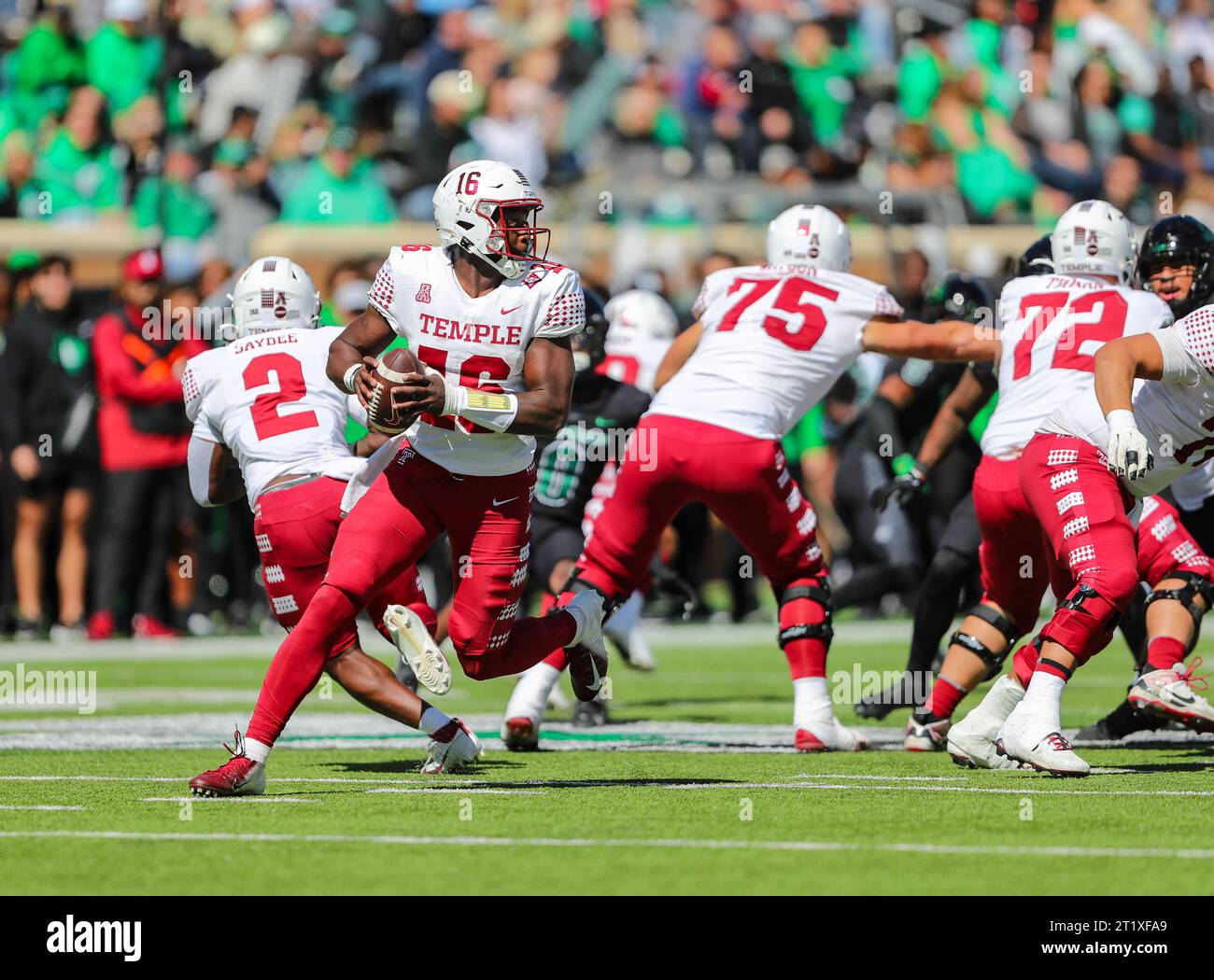 October 14, 2023:.the NCAA Football game between the Temple Owls and ...