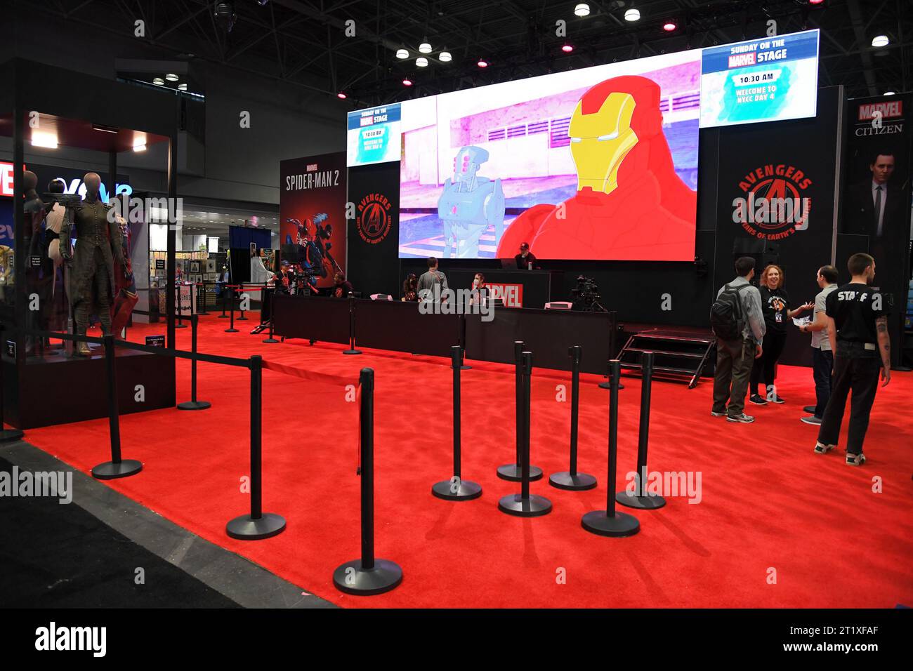 New York, USA. 15th Oct, 2023. Marvel activation at New York Comic Con ...