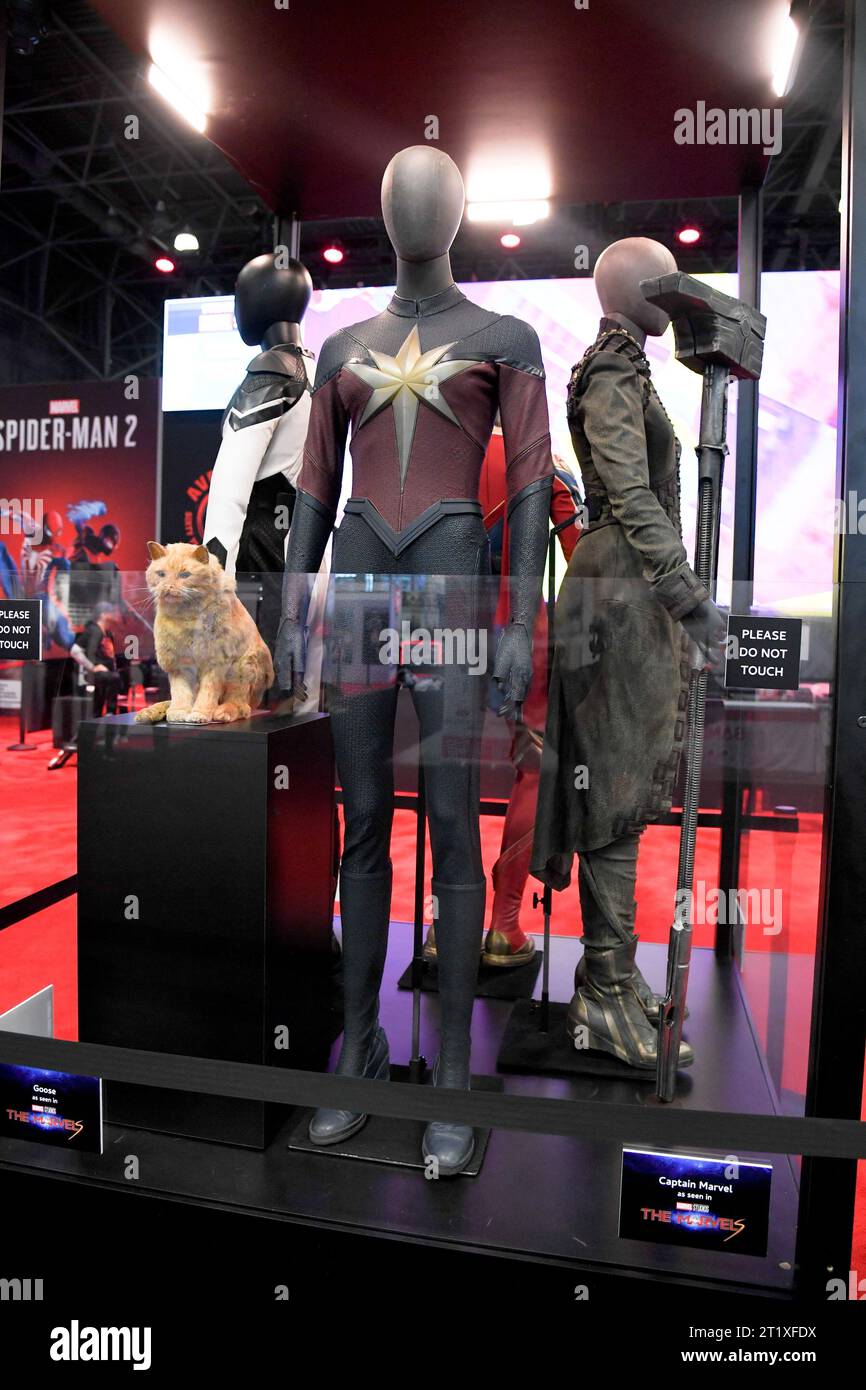 New York, USA. 15th Oct, 2023. Marvel activation at New York Comic Con ...