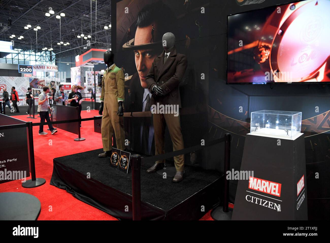 New York, USA. 15th Oct, 2023. Marvel activation at New York Comic Con ...