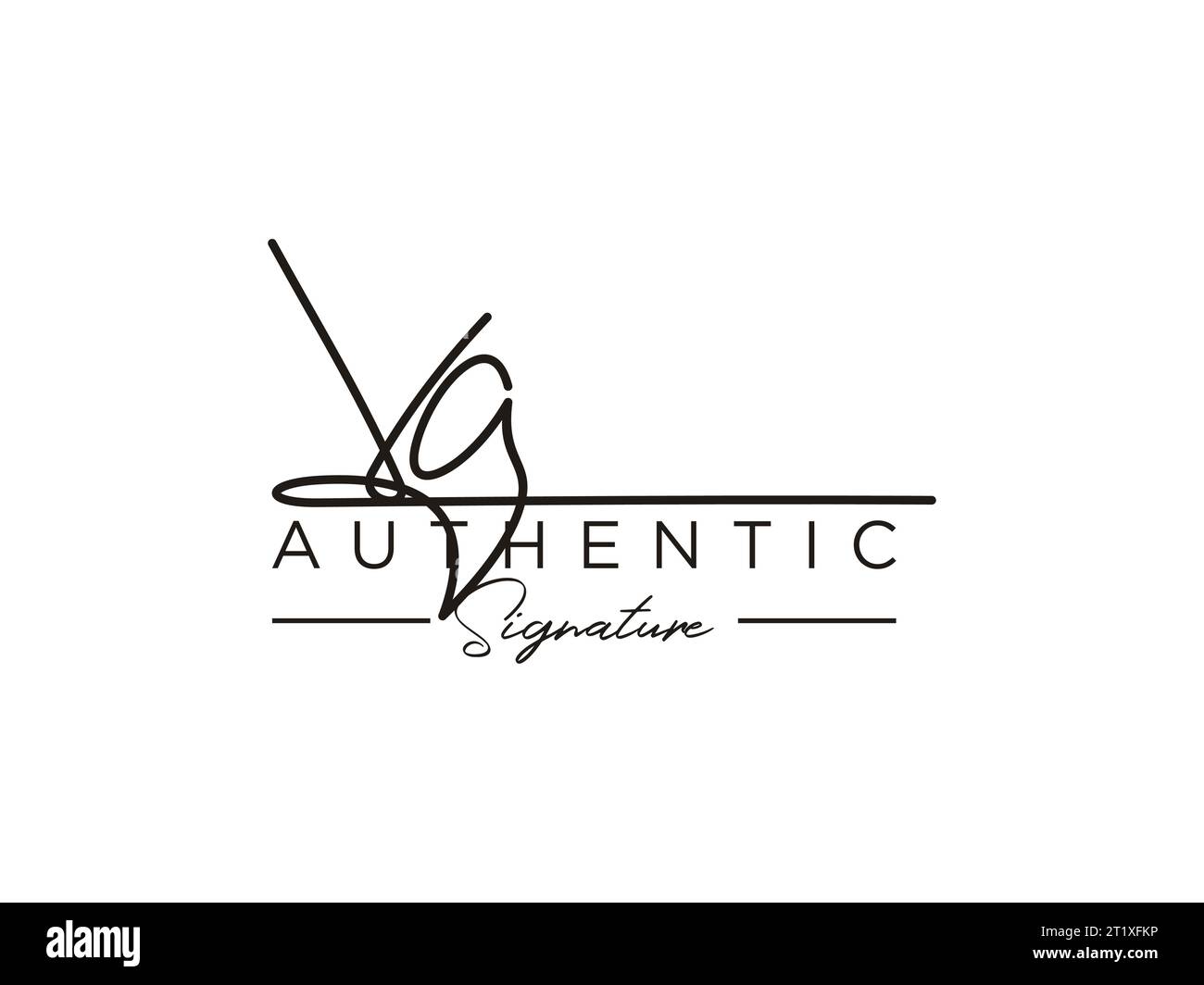 VA Signature Logo Template Vector Stock Vector Image & Art - Alamy