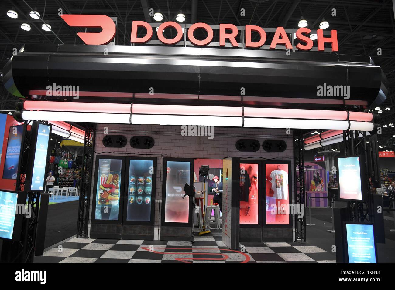 New York, USA. 15th Oct, 2023. Doordash activation at New York Comic Con 2023 Day 4 at Javitz ...