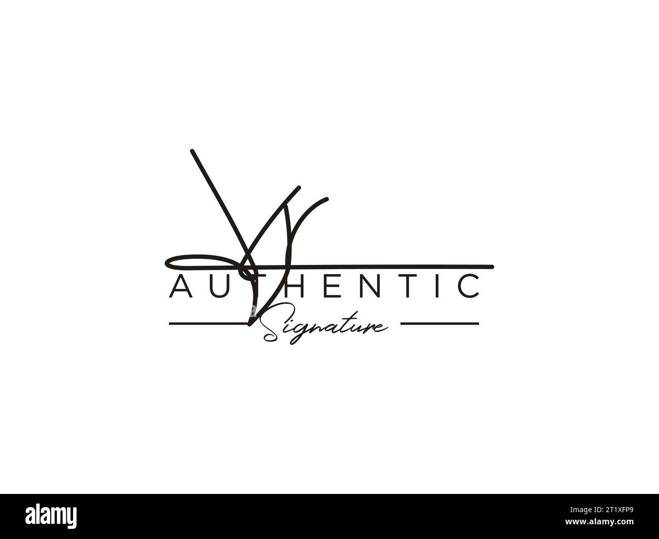VR Signature Logo Template Vector Stock Vector Image & Art - Alamy