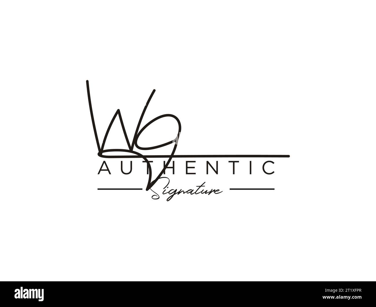 Initial wo icon vector vectors hi-res stock photography and images - Alamy