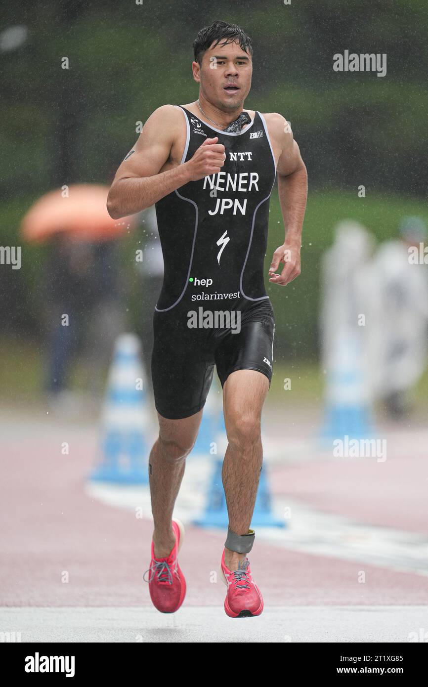 Odaiba, Tokyo, Japan. 15th Oct, 2023. Kenji Nener Triathlon : the 29th ...