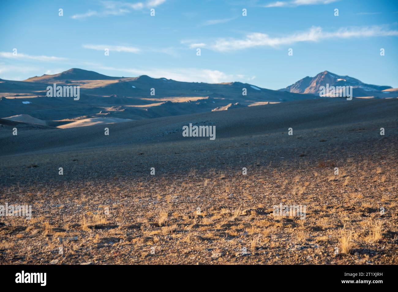 The spine of the White Mountains near Bishop, Inyo County, CA, feature ...