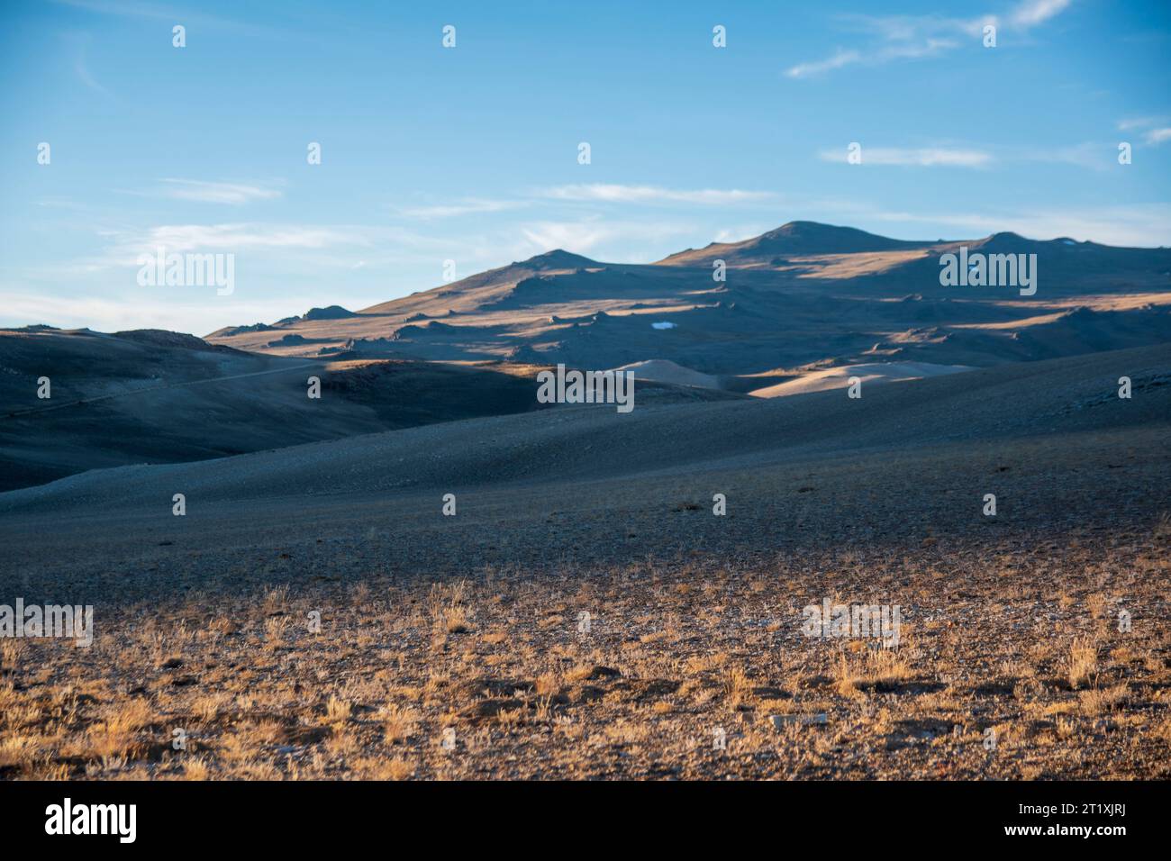 The spine of the White Mountains near Bishop, Inyo County, CA, feature ...