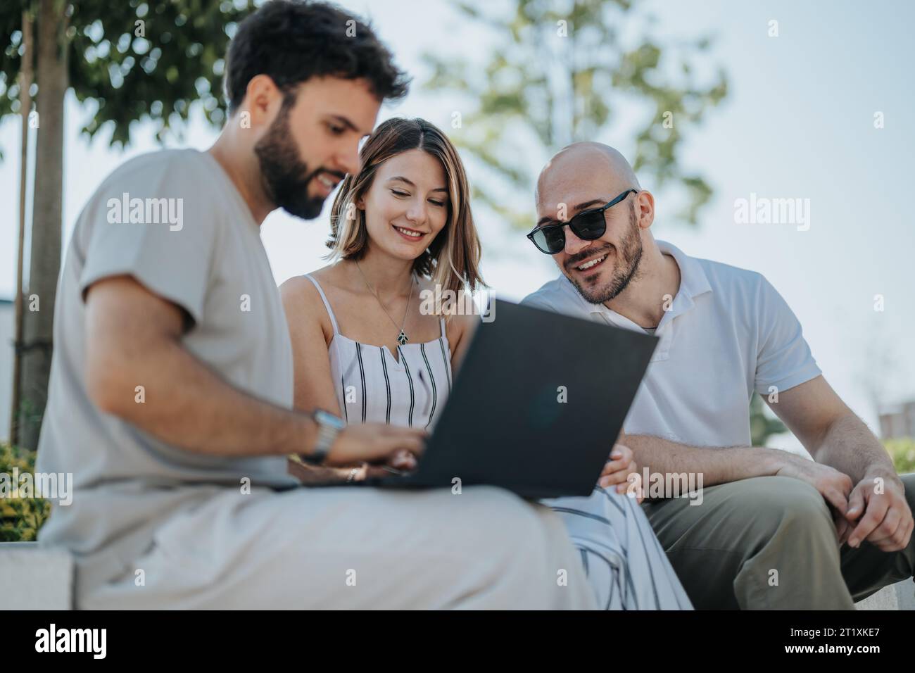 Successful Collaboration for Modern Architecture Project Stock Photo ...