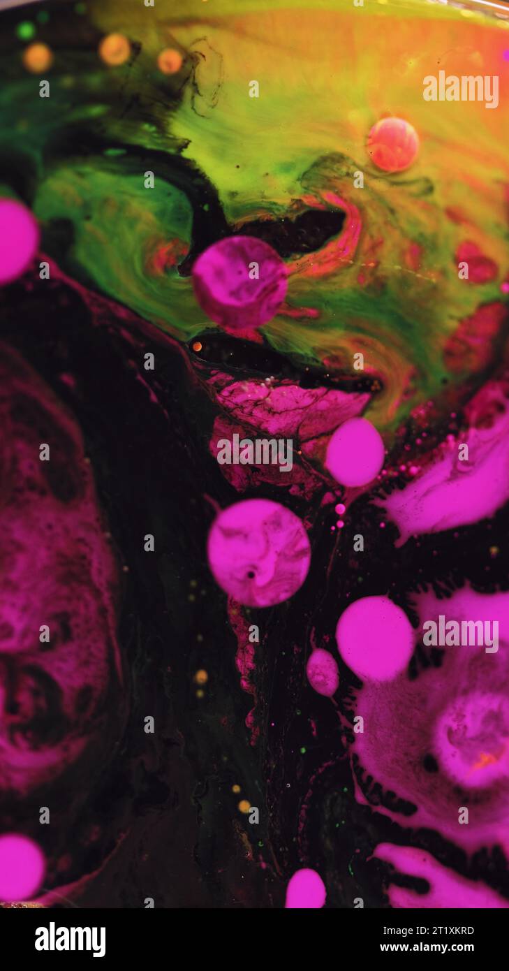 Paint splatter bubbles background hi-res stock photography and images ...