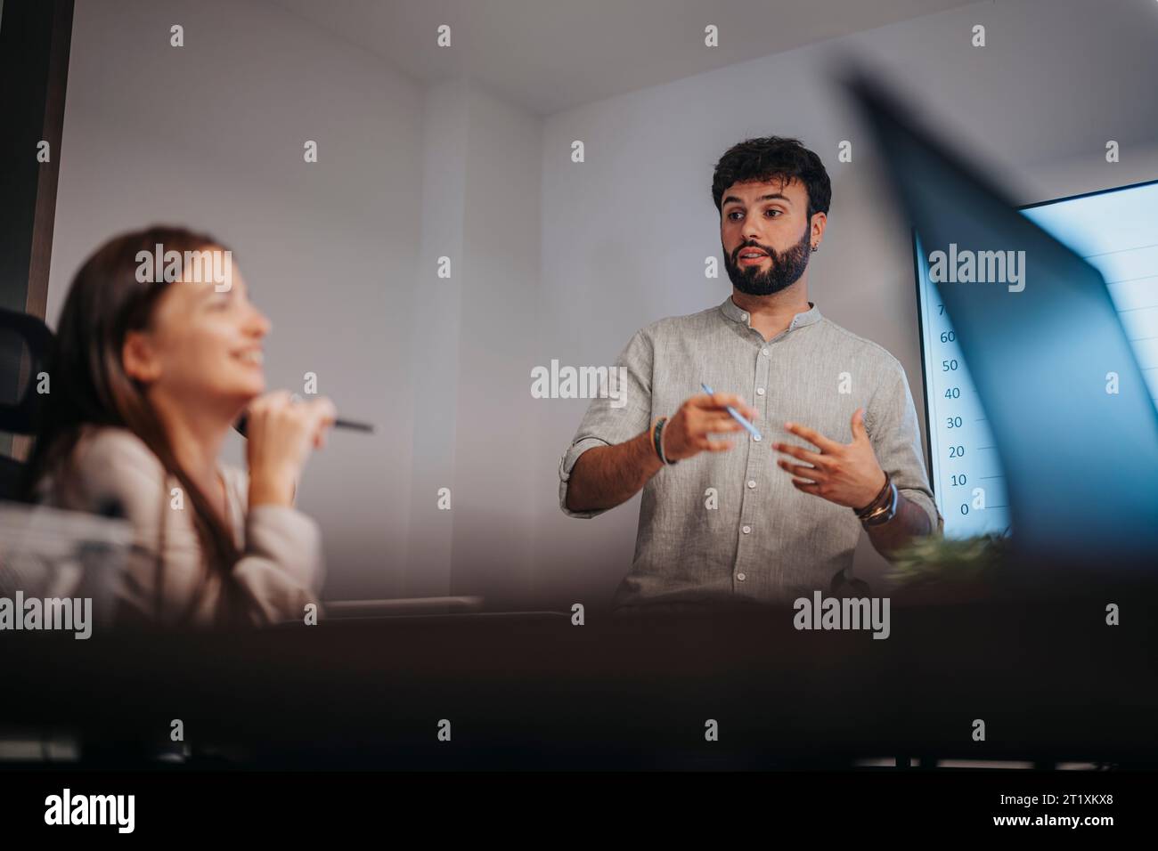 Collaborative Business Meeting in Conference Room with Architects and ...