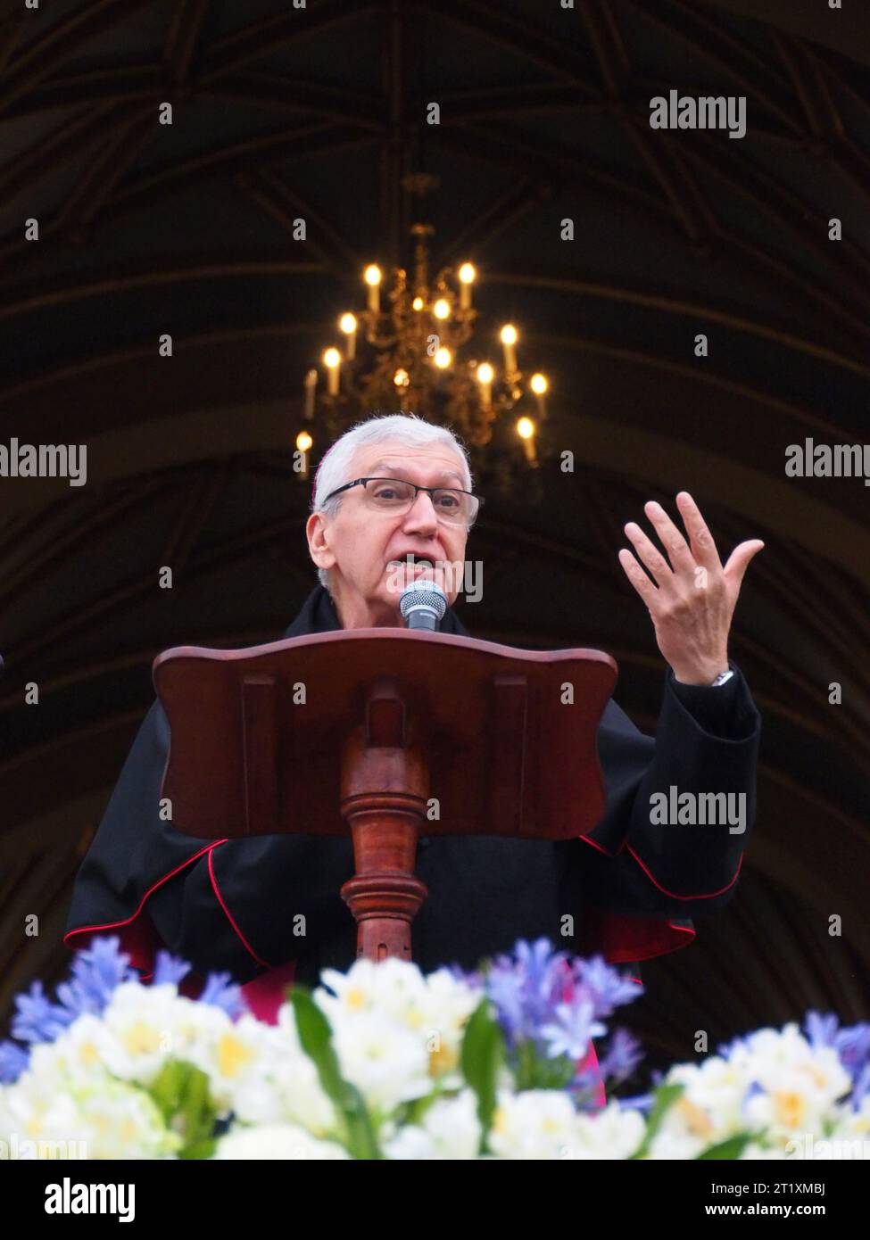 Lima, Peru. 15th Oct, 2023. Monsignor Carlos Castillo, Catholic ...