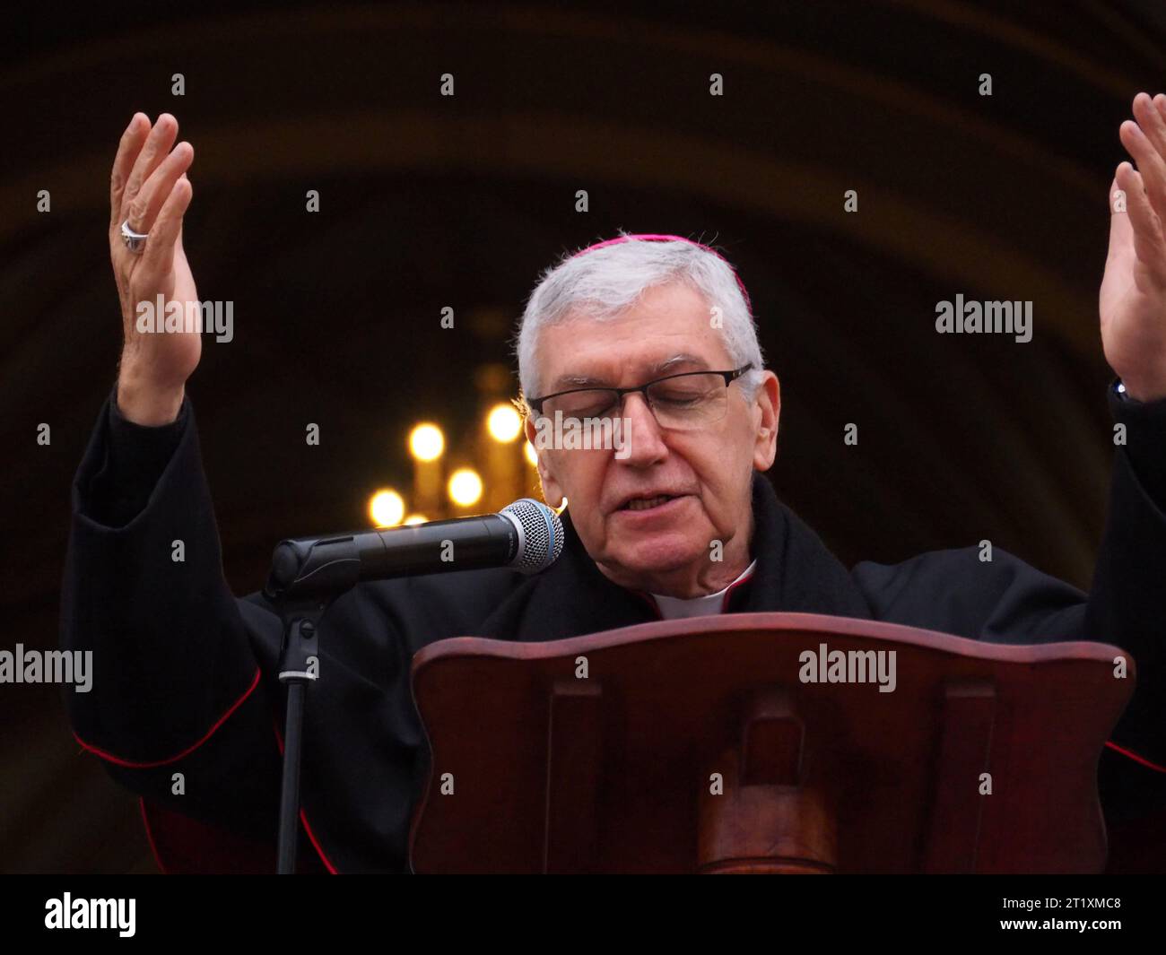 Lima, Peru. 15th Oct, 2023. Monsignor Carlos Castillo, Catholic ...