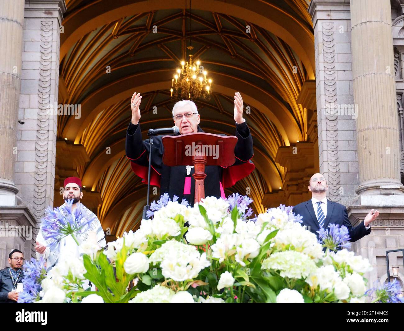 Lima, Peru. 15th Oct, 2023. Monsignor Carlos Castillo, Catholic ...