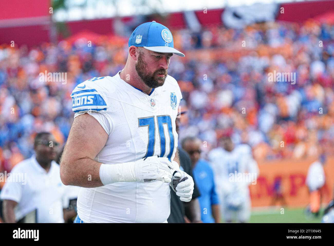 Tampa Bay, Florida, USA, October 15, 2023, Detroit Lions player Dan ...
