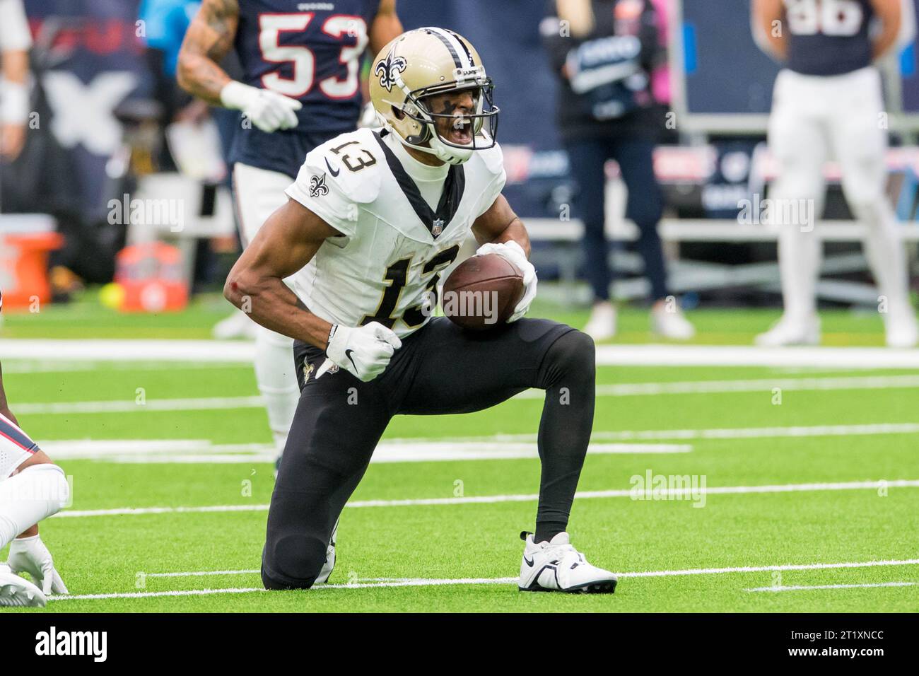 Houston, TX, USA. 15th Oct, 2023. New Orleans Saints wide receiver ...