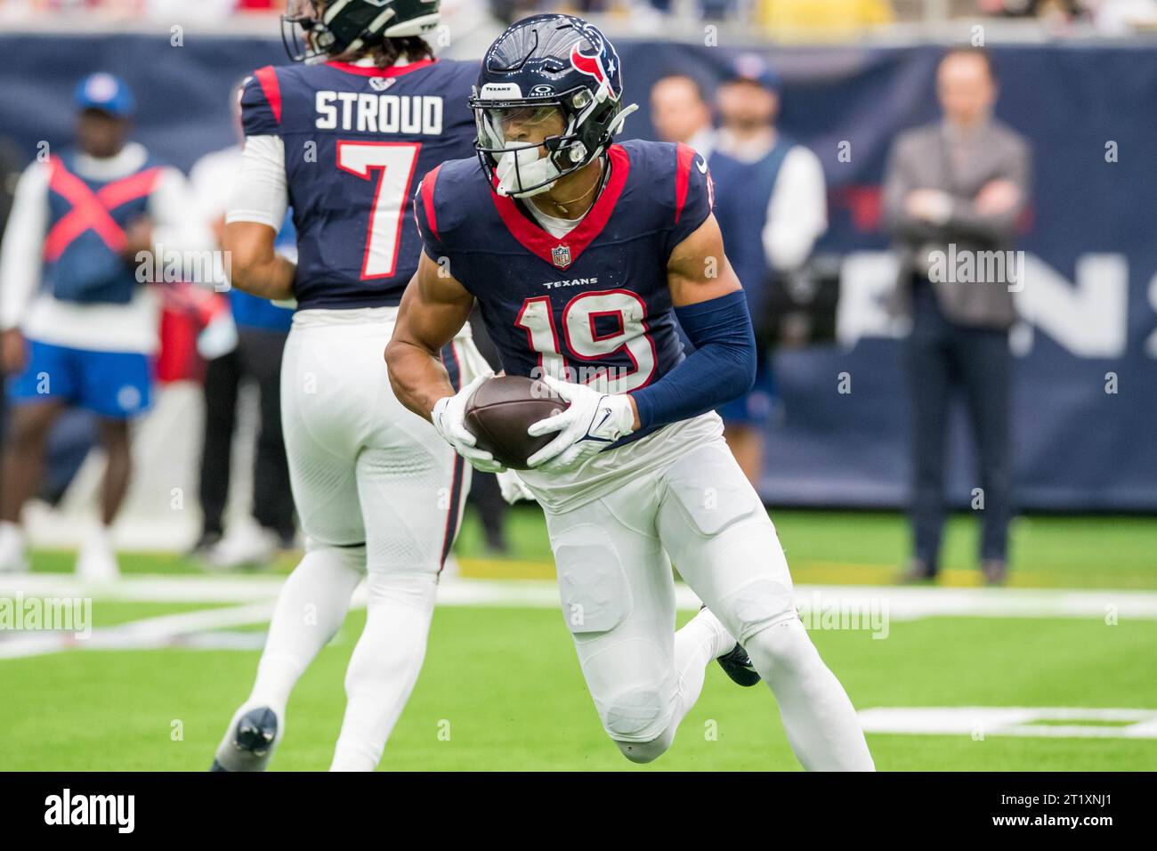 Houston, TX, USA. 15th Oct, 2023. Houston Texans wide receiver Xavier ...