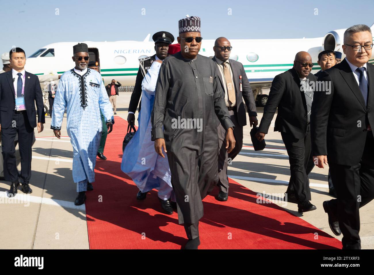 Beijing, China. 16th Oct, 2023. Nigerian Vice President Kashim Shettima ...