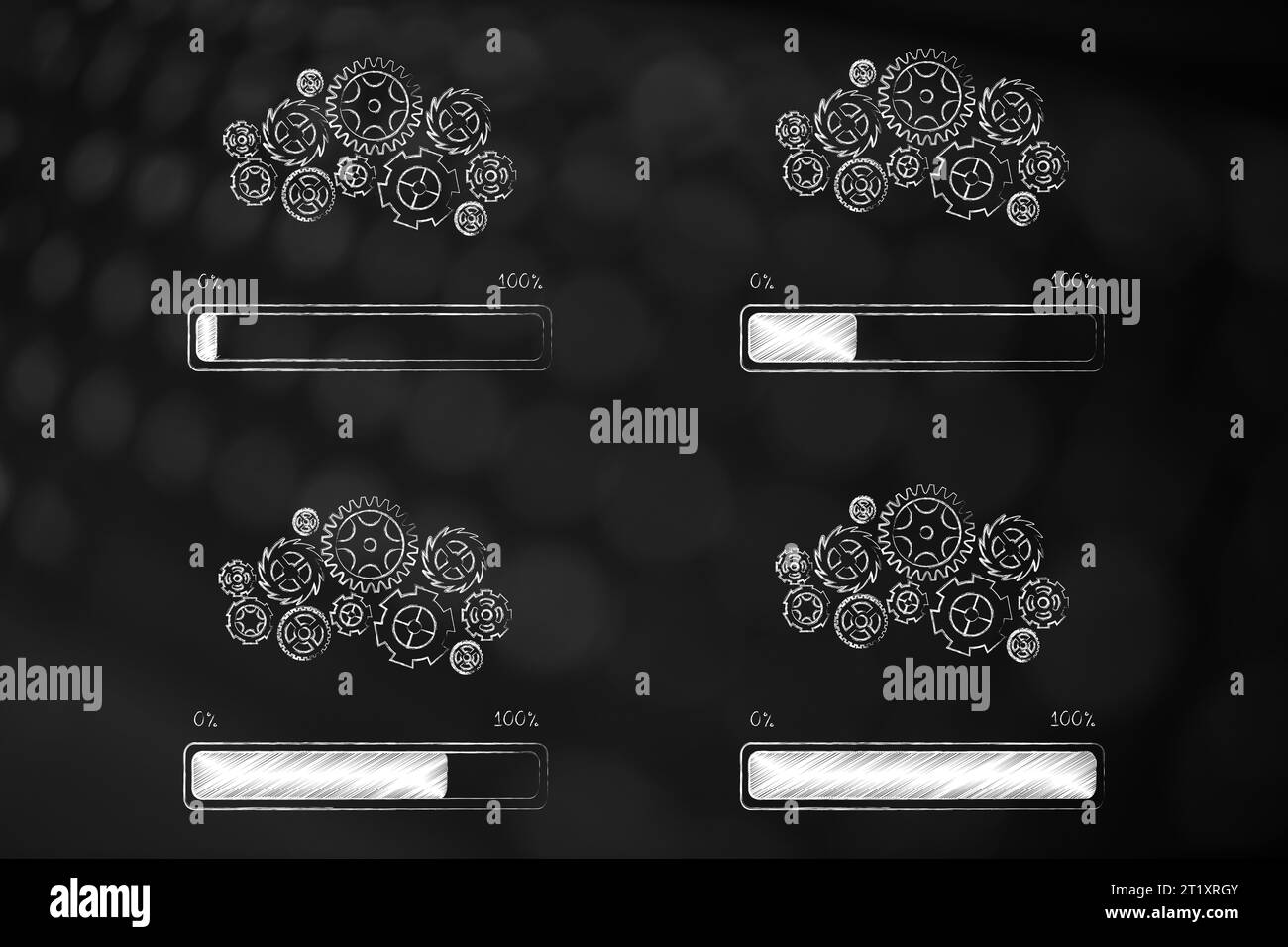 artificial intelligence and deep learning conceptual illustration ...
