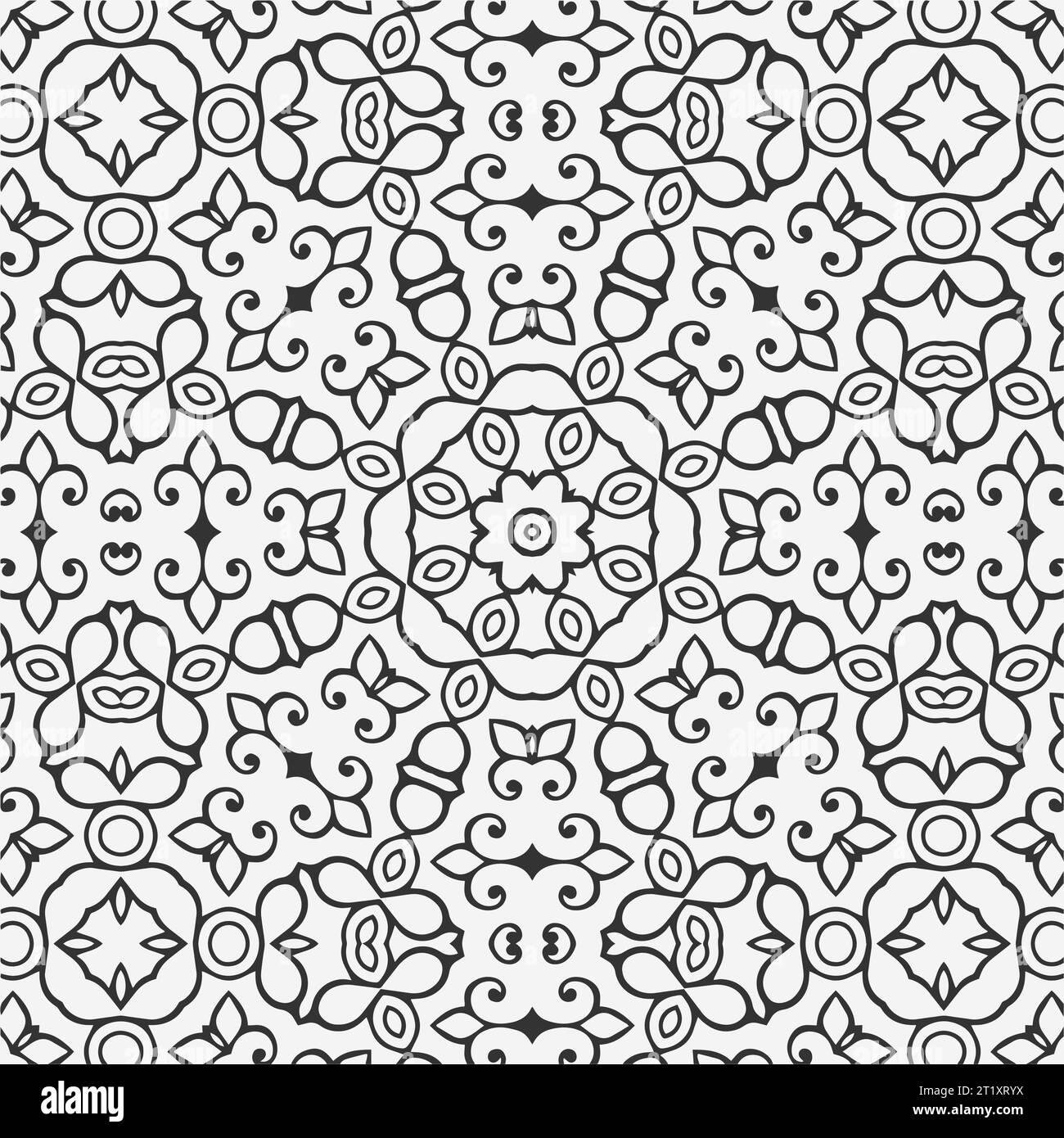 vector geometric pattern coloring page design Stock Vector Image & Art ...