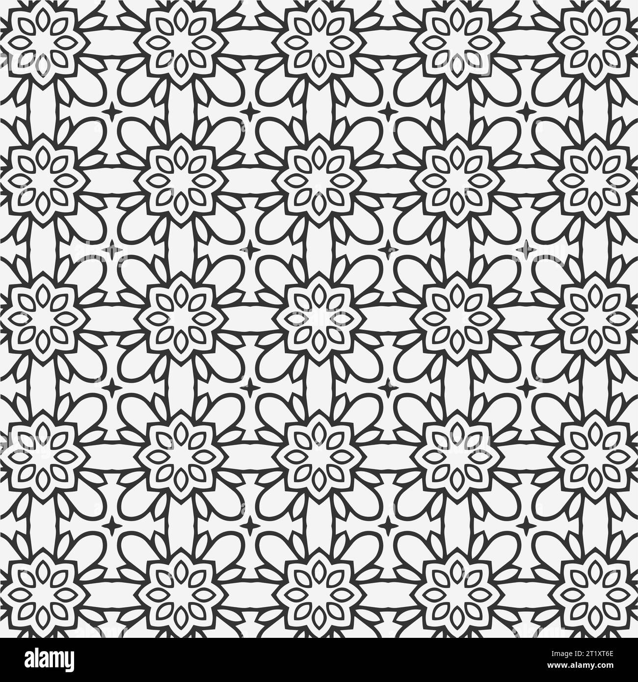 vector geometric pattern coloring page design Stock Vector Image & Art ...