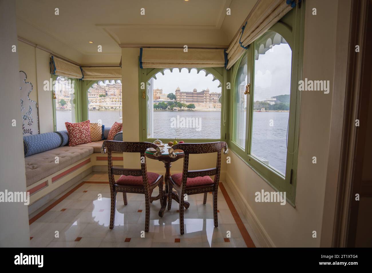 Udaipur, Rajasthan, India, 09/16/2023: Taj Lake Palace Hotel on Lake ...