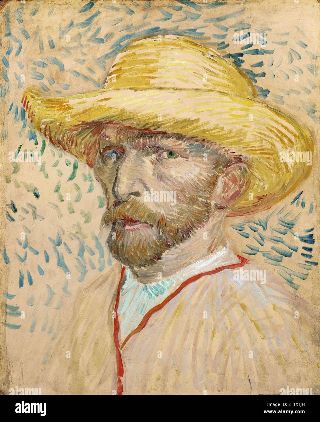 Vincent Van Gogh, portrait and painting of man, art or person in ...