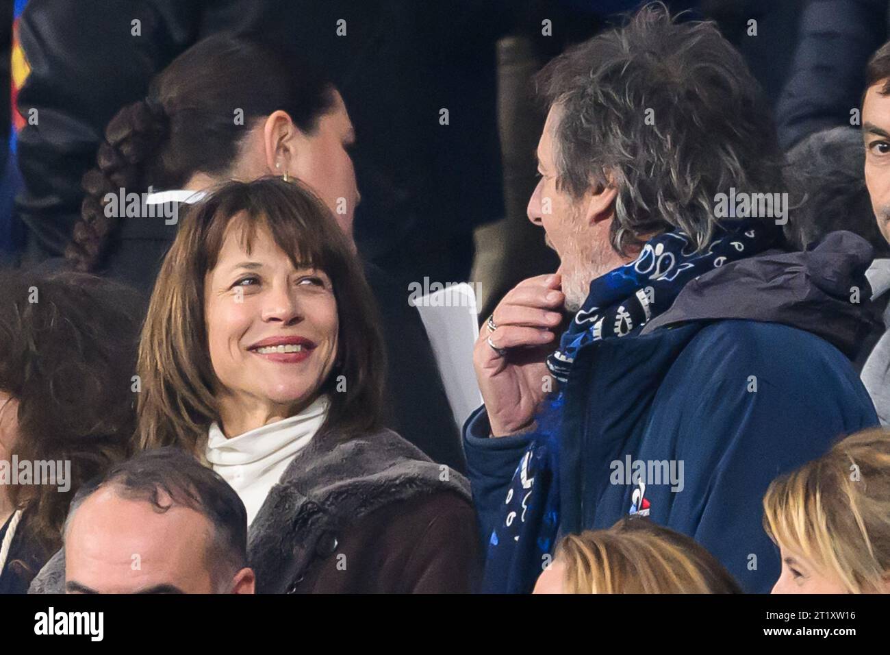 Saint Denis, France. 15th Oct, 2023. Sophie Marceau and Jean-Luc ...